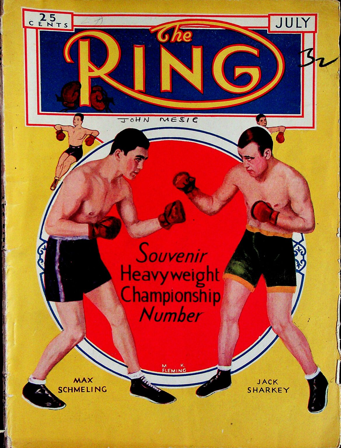 The Ring Jack Sharkey Max Schmeling July 1932 – Boxing Classics